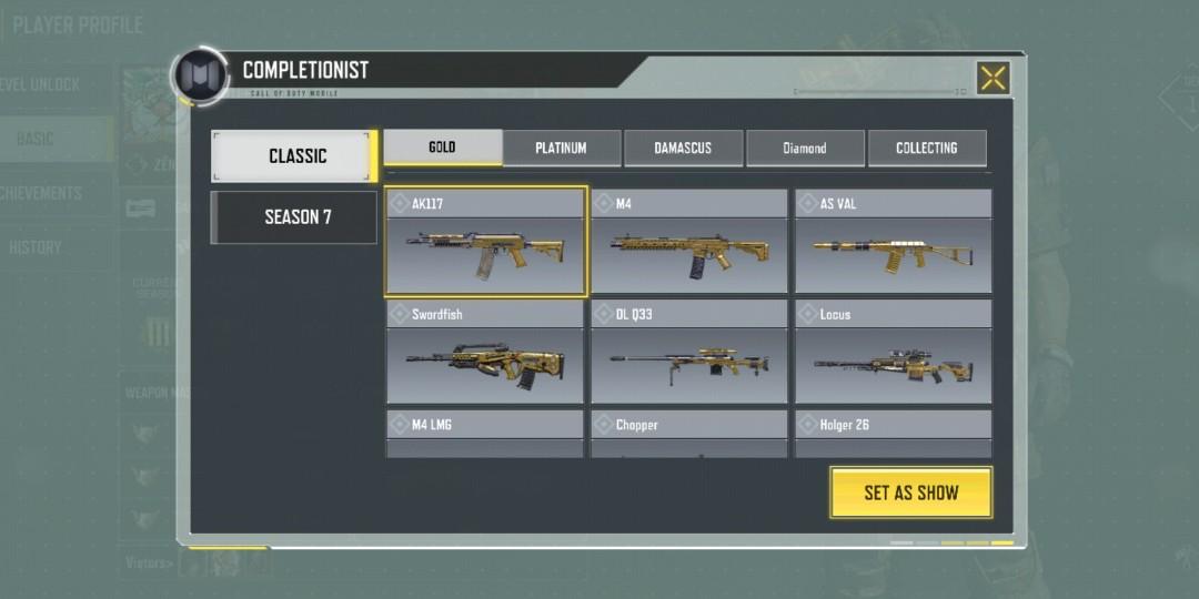 Codm acc 2 legendary gun, Video Gaming, Gaming Accessories, In-Game ...