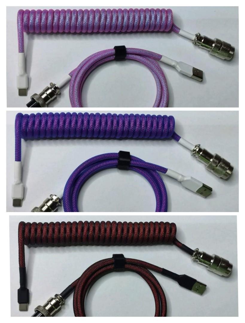 Coiled Cable for Mech Keyboard, Computers & Tech, Parts & Accessories ...
