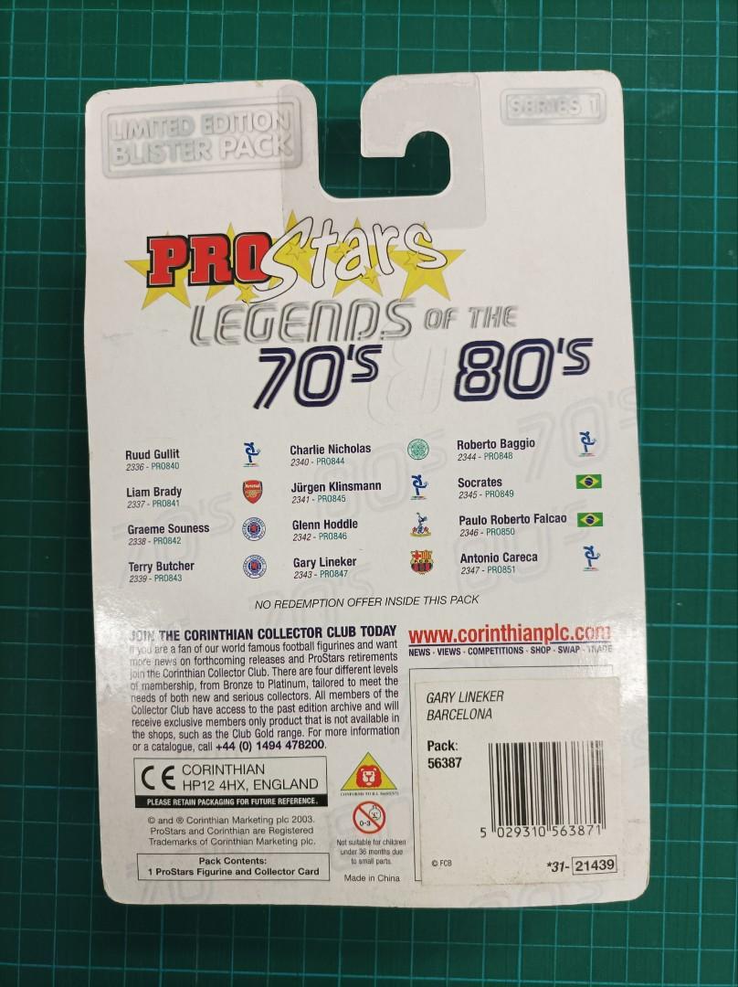 Corinthian Prostars Gary Lineker Barcelona, Hobbies & Toys, Memorabilia ...