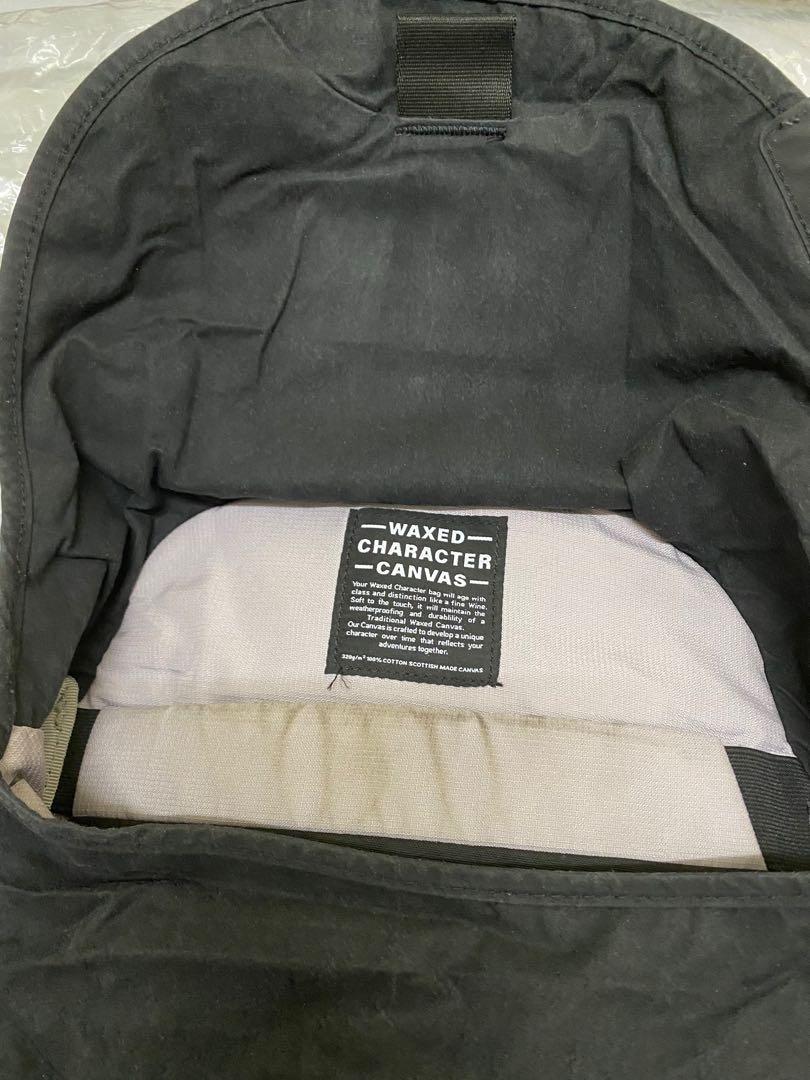 Crumpler Waxed Character Canvas Bag / Backpack (Black), Men's Fashion ...