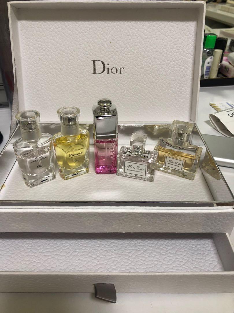 Dior perfume miniature set, Beauty & Personal Care, Fragrance ...