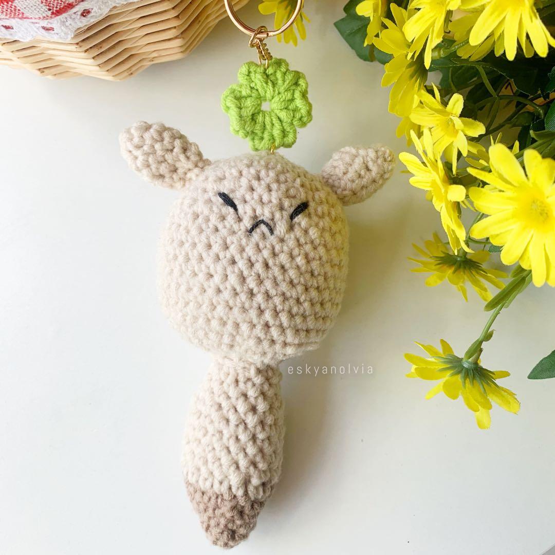 Dodoco Klee Genshin Impact Handmade Crochet Keychain Bag Charm, Hobbies ...
