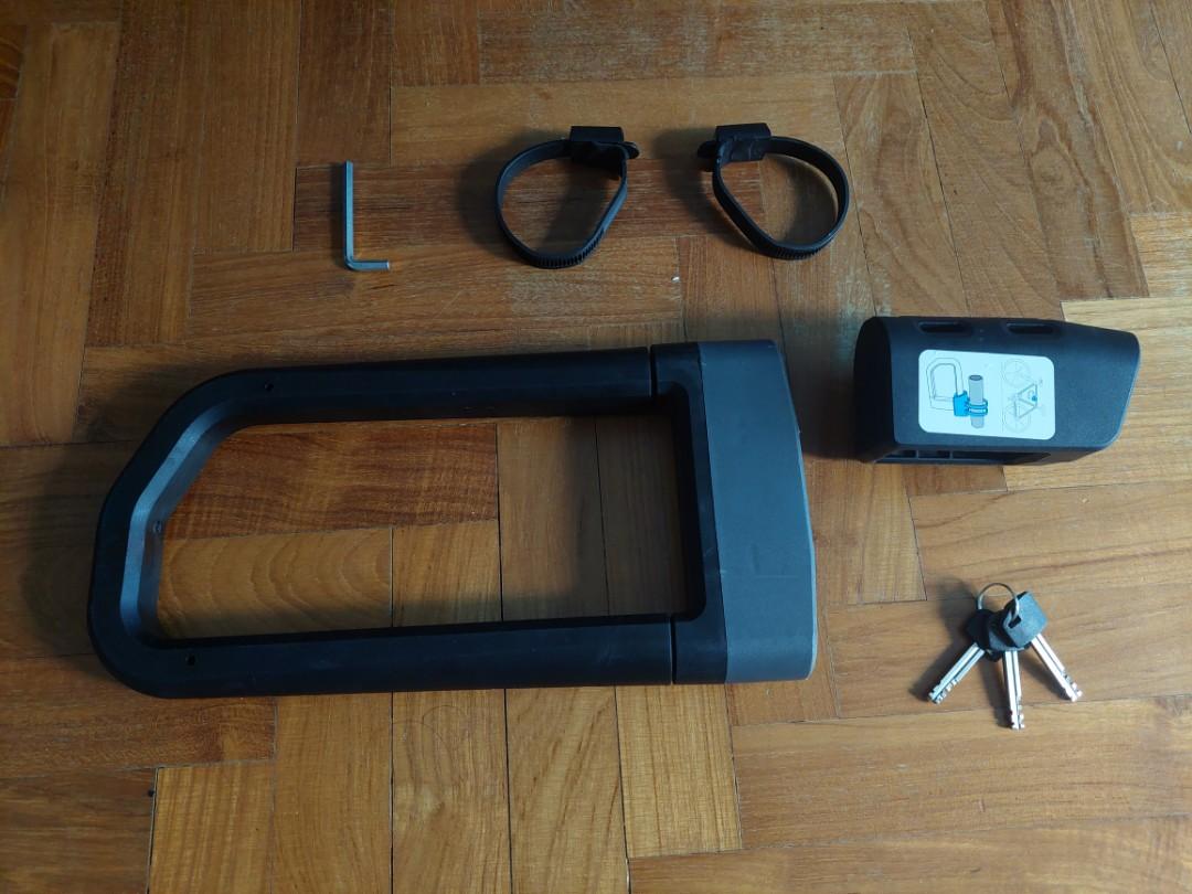 Elops 920 Bike Lock, Sports Equipment, Bicycles & Parts, Parts ...
