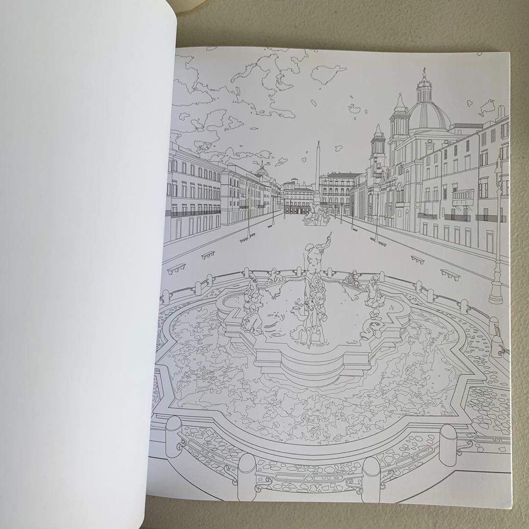 EXTREME COLOURING AMAZING WORLD ADULT COLORING BOOK, Hobbies & Toys ...