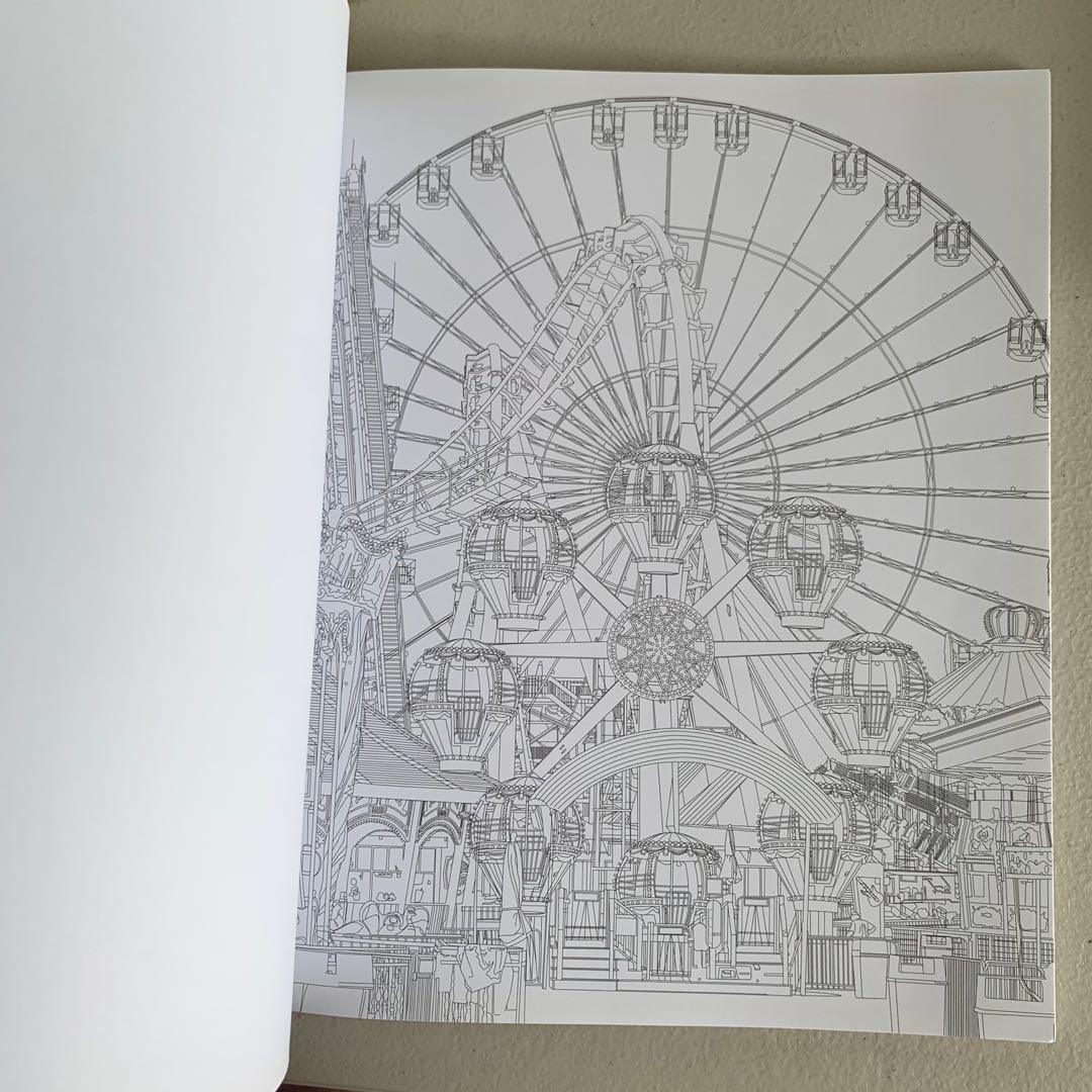 EXTREME COLOURING AMAZING WORLD ADULT COLORING BOOK, Hobbies & Toys ...