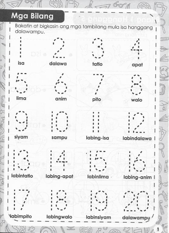 Fun with Filipino: Mga Bilang, Hugis, at Kulay | Filipino | Activity ...