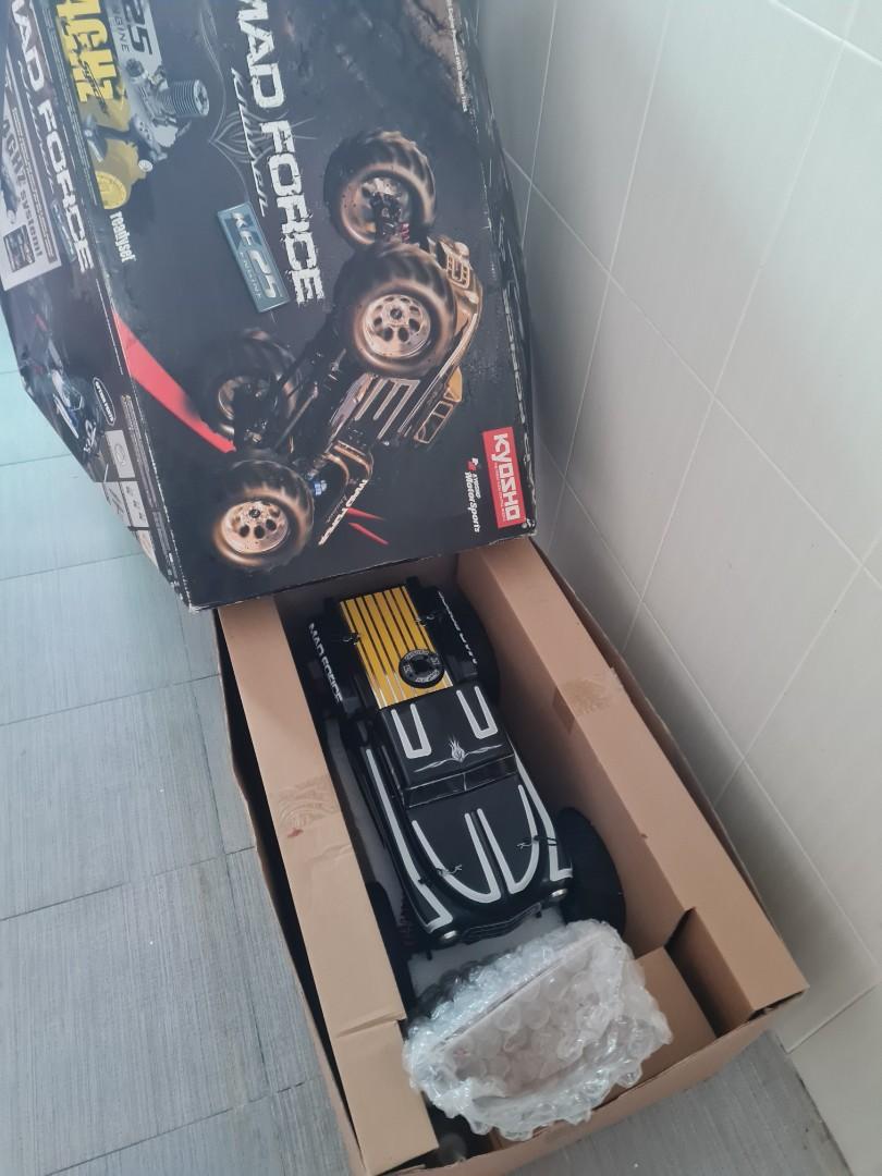 Gas nitro power Kyosho Mad Force Kruiser 1/8 25size engine easy start ...