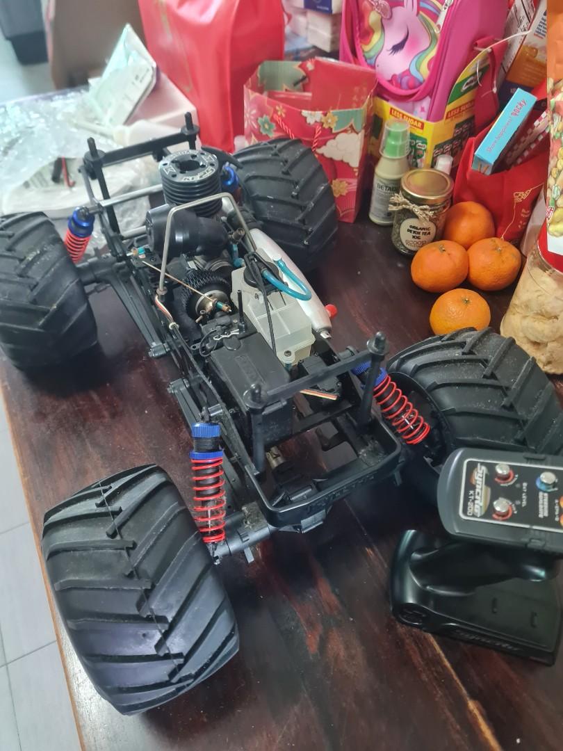 Gas nitro power Kyosho Mad Force Kruiser 1/8 25size engine easy start ...