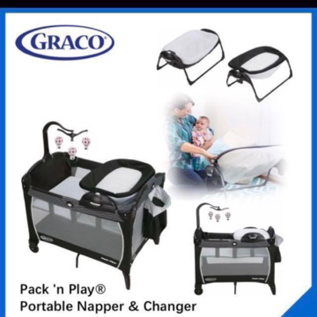 Graco Portable Napper and Changer, Babies & Kids, Baby Nursery & Kids ...