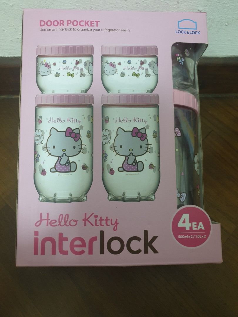 Hello kitty lock & lock containers, Furniture & Home Living ...