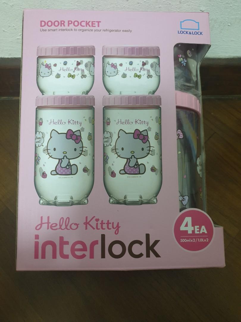 Hello kitty lock & lock containers, Furniture & Home Living, Kitchenware & Tableware, Food ...