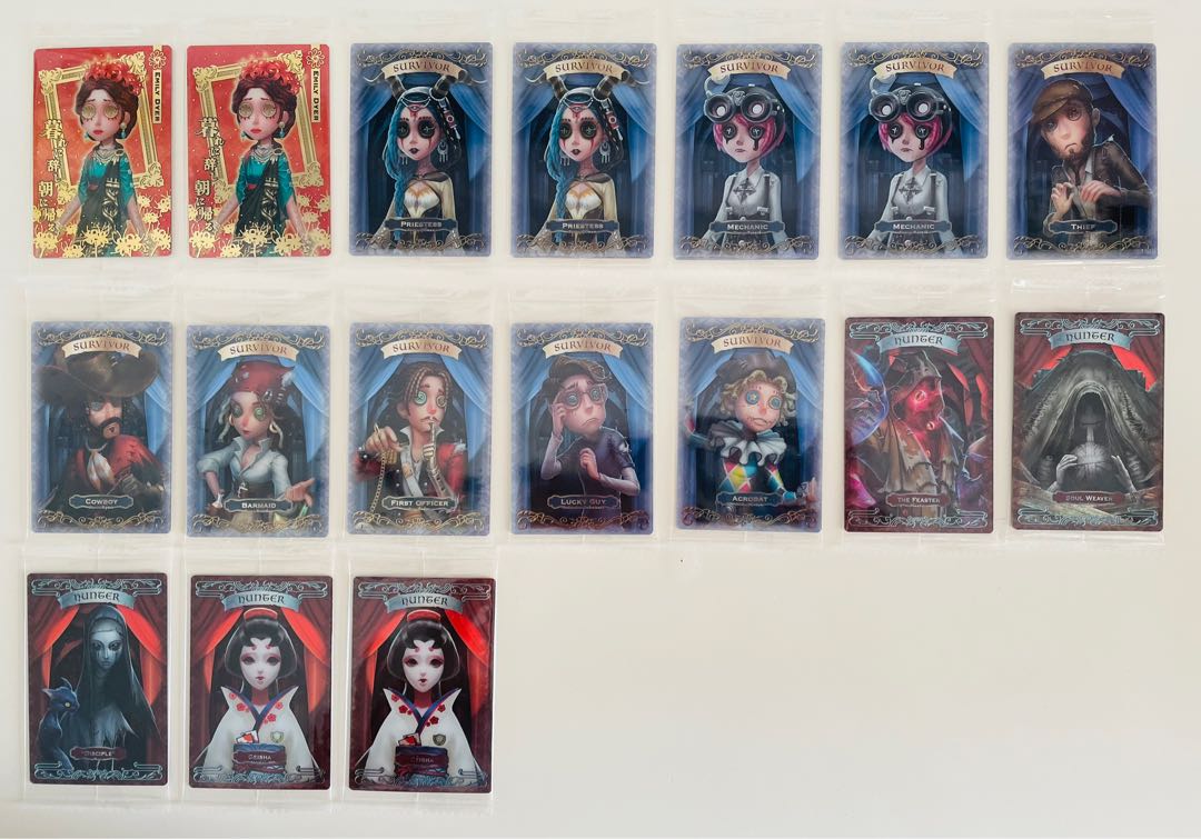 Identity V Wafer cards, Hobbies & Toys, Memorabilia & Collectibles, J ...