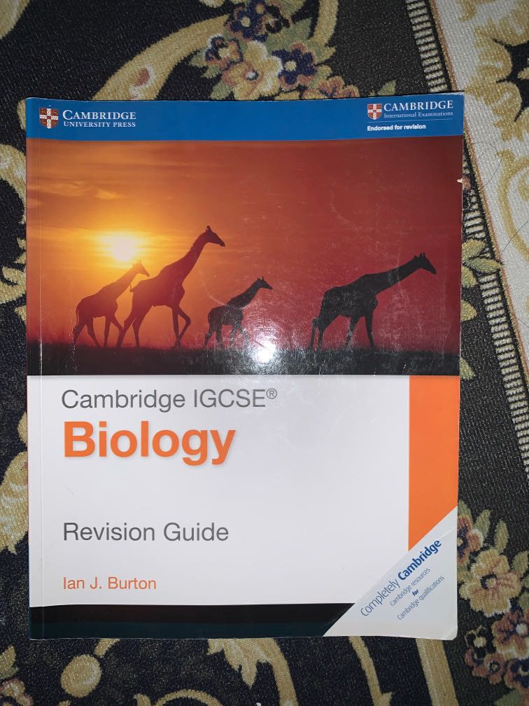 IGCSE Biology Cambridge Revision Guide, Hobbies & Toys, Books ...