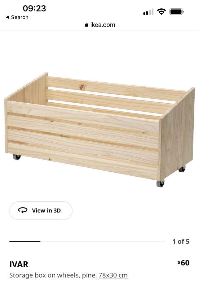 Ikea ivar storage box, Furniture & Home Living, Furniture, Shelves ...