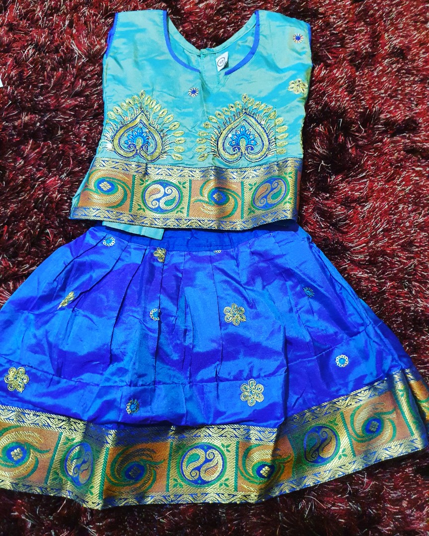 Deepavali diwali pavadai (traditional clothes), Babies & Kids, Babies ...