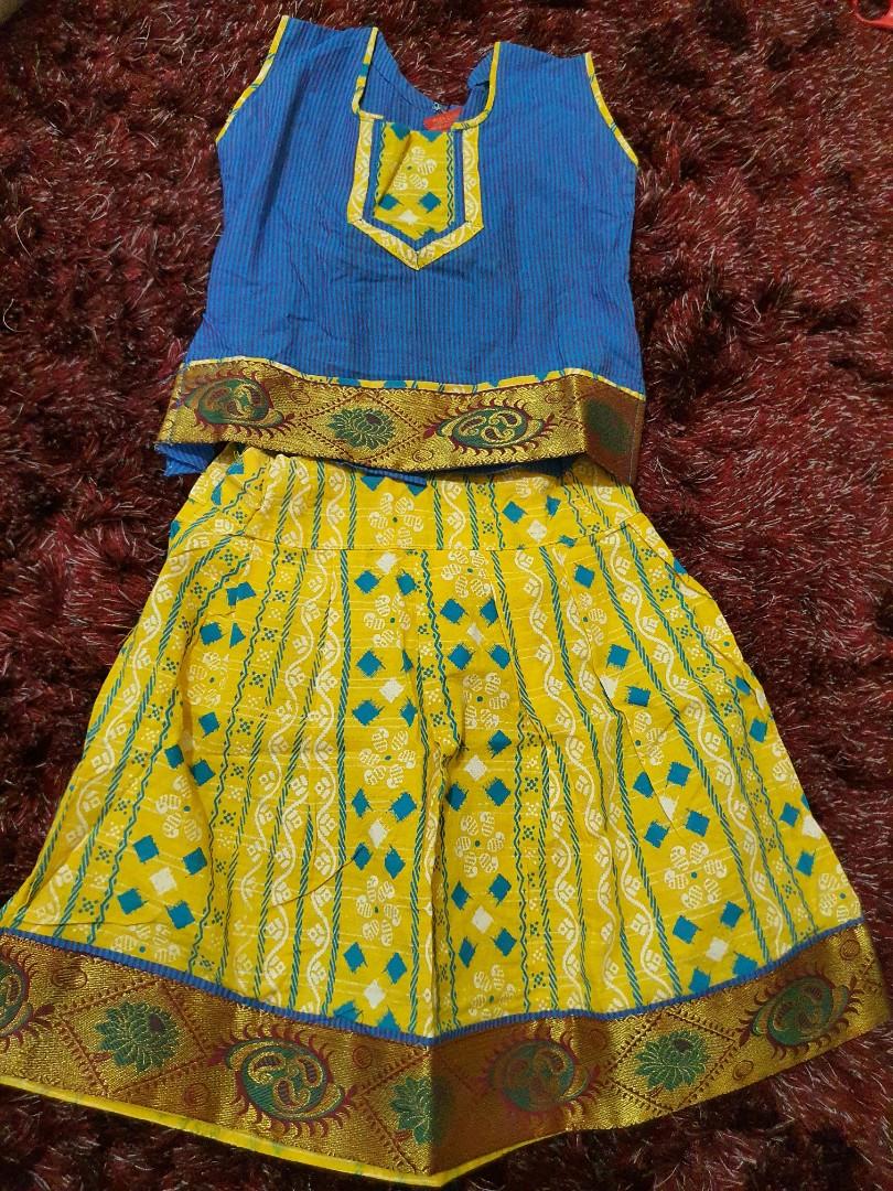 Deepavali diwali pavadai (traditional clothes), Babies & Kids, Babies ...