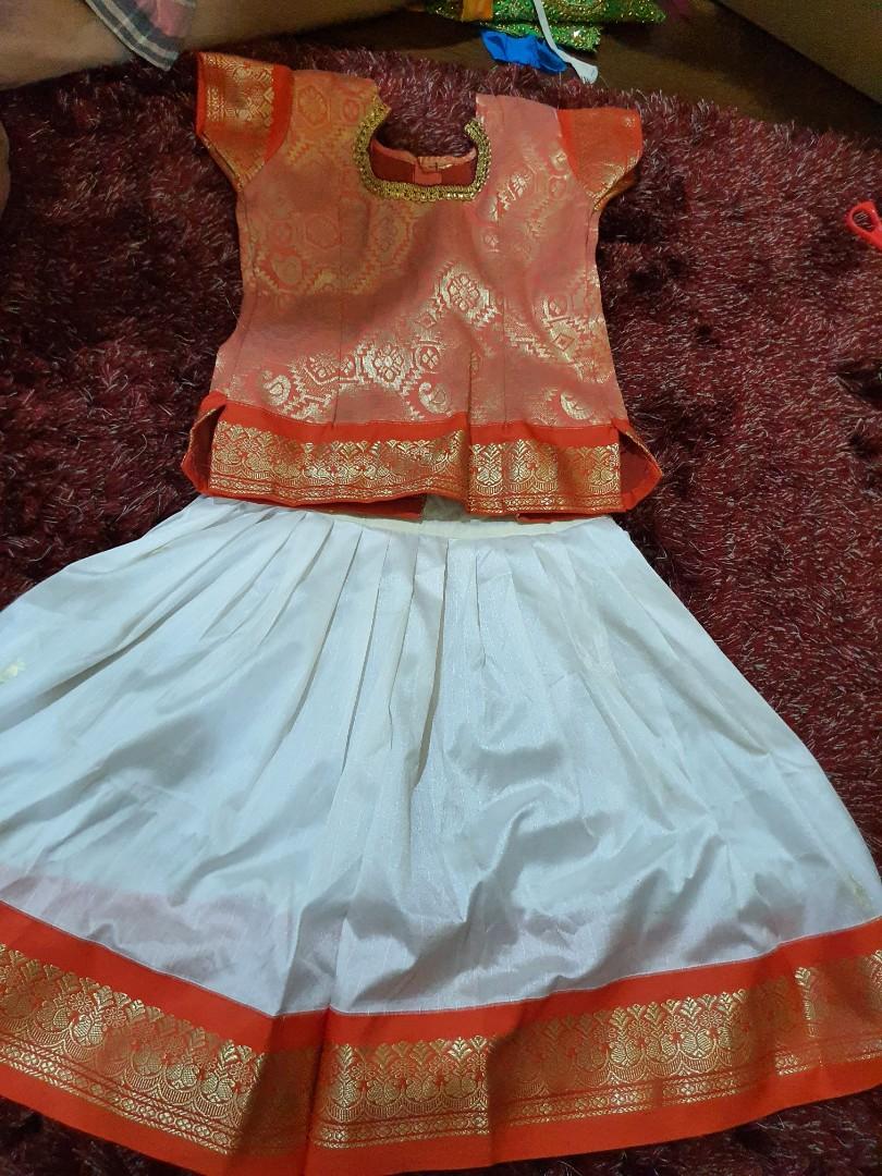 Deepavali diwali pavadai (traditional clothes), Babies & Kids, Babies ...