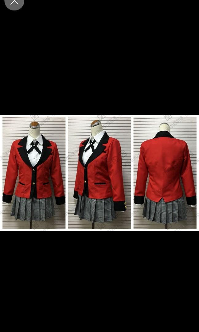 Kakegurui school uni cosplay, Hobbies & Toys, Memorabilia ...