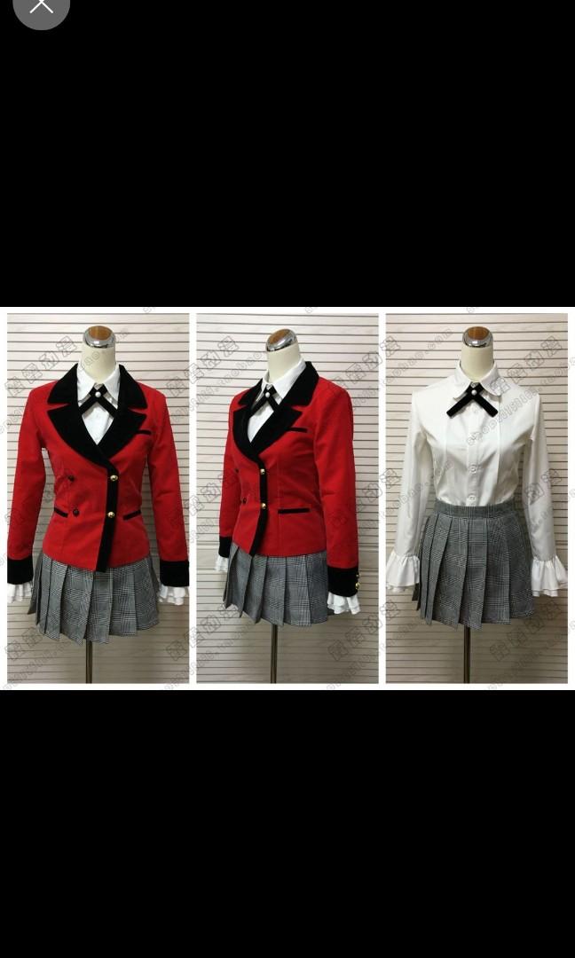 Kakegurui school uni cosplay, Hobbies & Toys, Memorabilia ...
