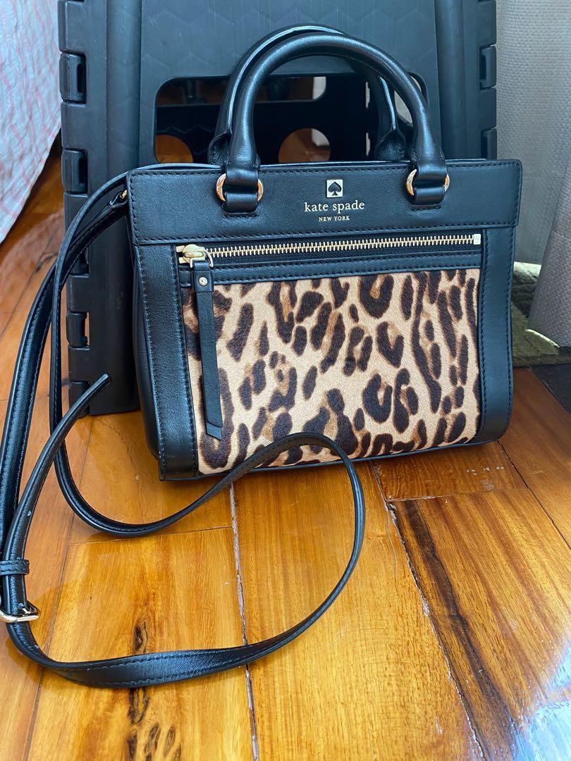 Kate Spade Limited Leopard Print Multiway Bag, Luxury, Bags & Wallets ...
