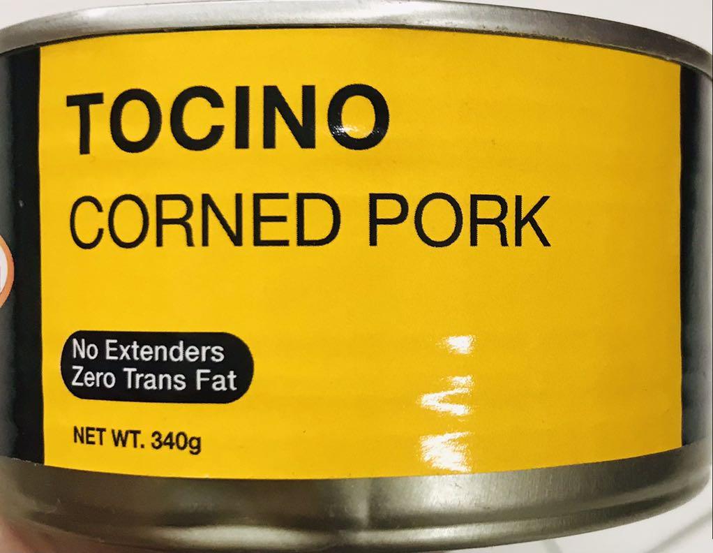 La Filipina Tocino Corned Pork No Extenders 340g Zero Trans Fat, Food ...