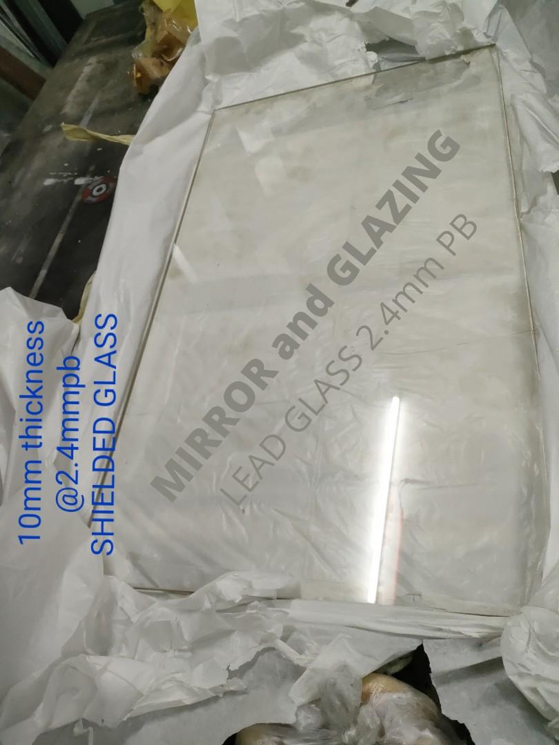 LEAD GLASS and LEAD SHEET x ray radiation shielding nuclear laboratory ...
