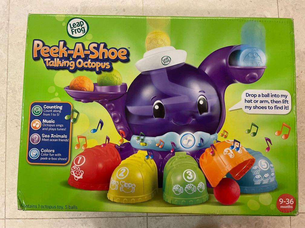 Leapfrog Peek-A-Shoe Talking Octopus, Babies & Kids, Infant Playtime on ...