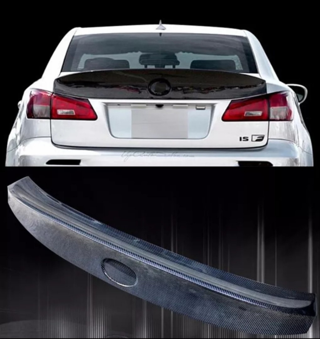Lexus is250 rear boot spoiler, Car Accessories, Accessories on Carousell