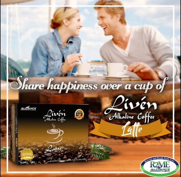 Liven Latte-Alkaline Coffee, Food & Drinks, Beverages on Carousell