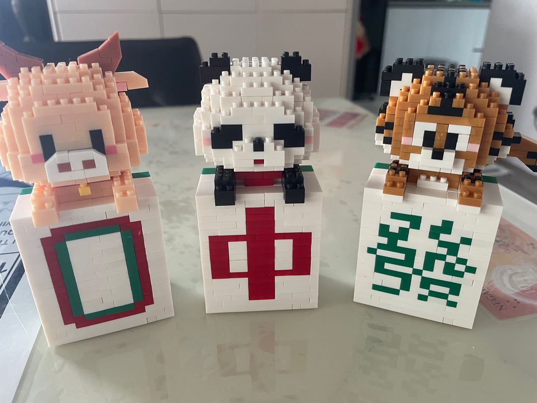 Mahjong lego, Hobbies & Toys, Stationery & Craft, Handmade Craft on ...