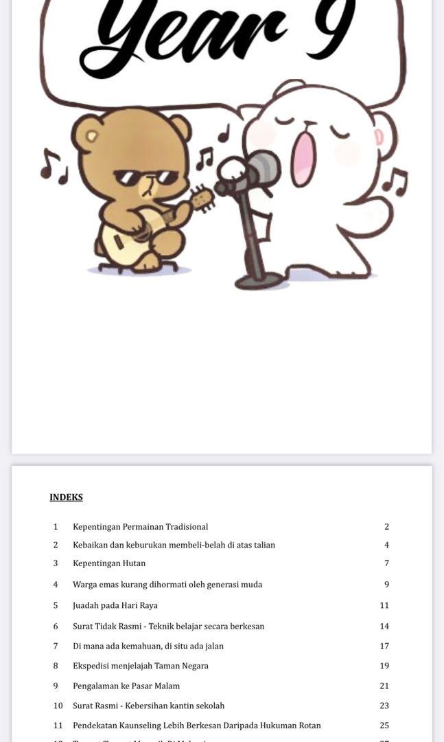 Malay First IGCSE notes- Sample Karangans, Hobbies & Toys, Books ...