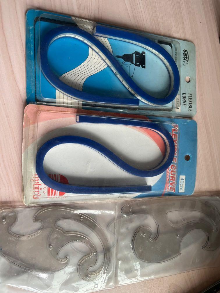 Mathematic curve ruler & french curve, Hobbies & Toys, Stationery ...