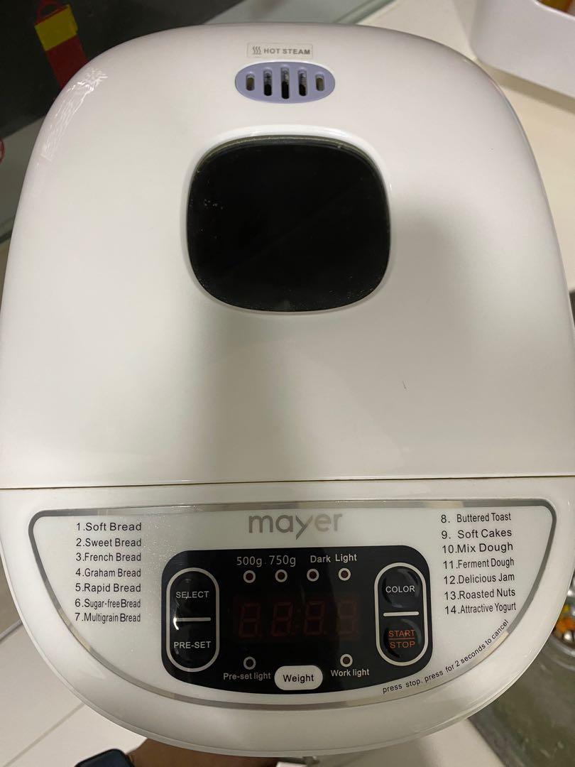 Mayer Bread Maker, TV & Home Appliances, Kitchen Appliances ...