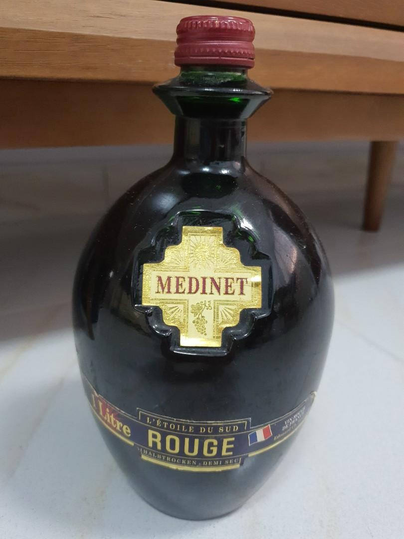 MEDINET ROUGE RED WINE 1L, Food & Drinks, Alcoholic Beverages on Carousell