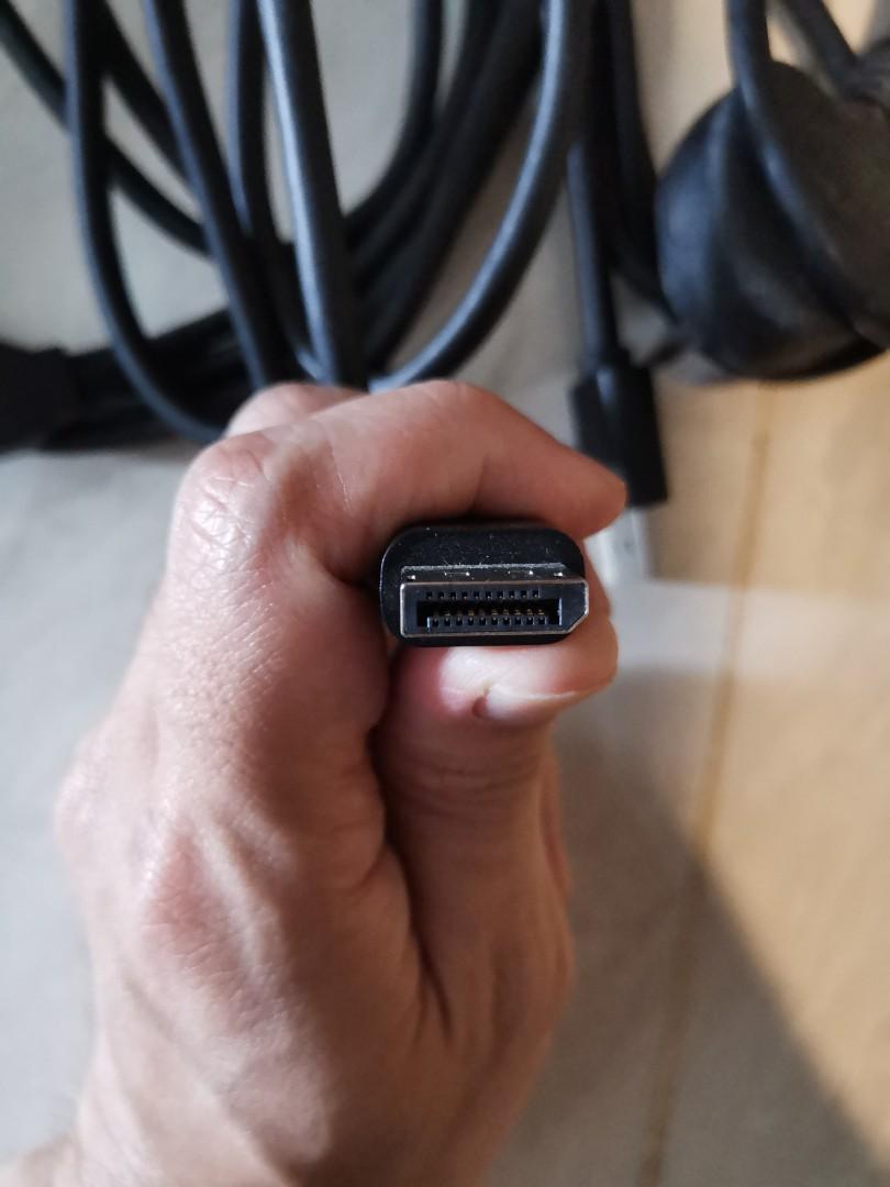 Monitor power plug, VGA cables, display cable, Computers & Tech, Parts ...