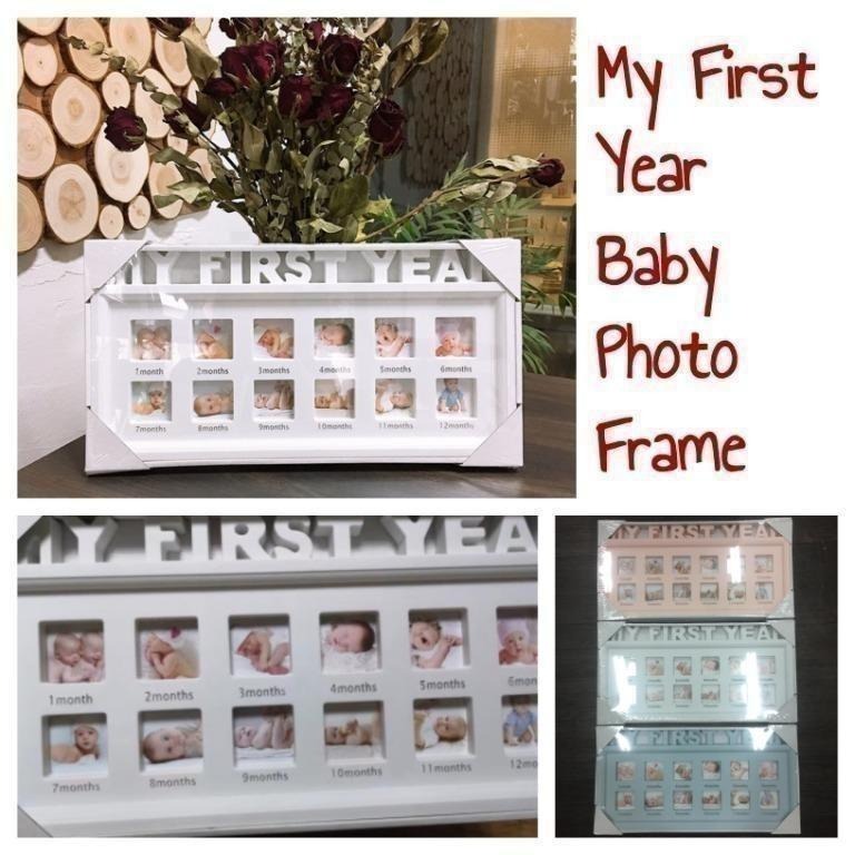 My First Year Baby Photo Collage Frame, Furniture & Home Living, Home ...