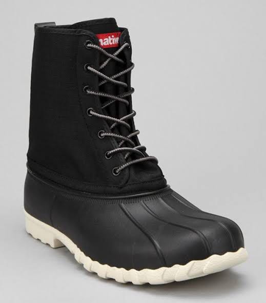 NATIVE Jimmy Black Boots, Women's Fashion, Footwear, Boots on Carousell