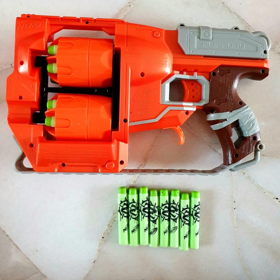 NERF Gun (30 bullets), Hobbies & Toys, Toys & Games on Carousell