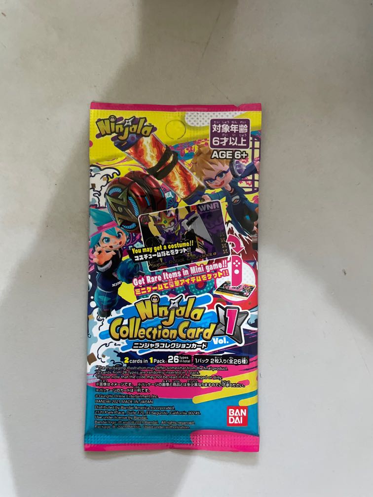 Ninjala Collection Card, Hobbies & Toys, Toys & Games on Carousell