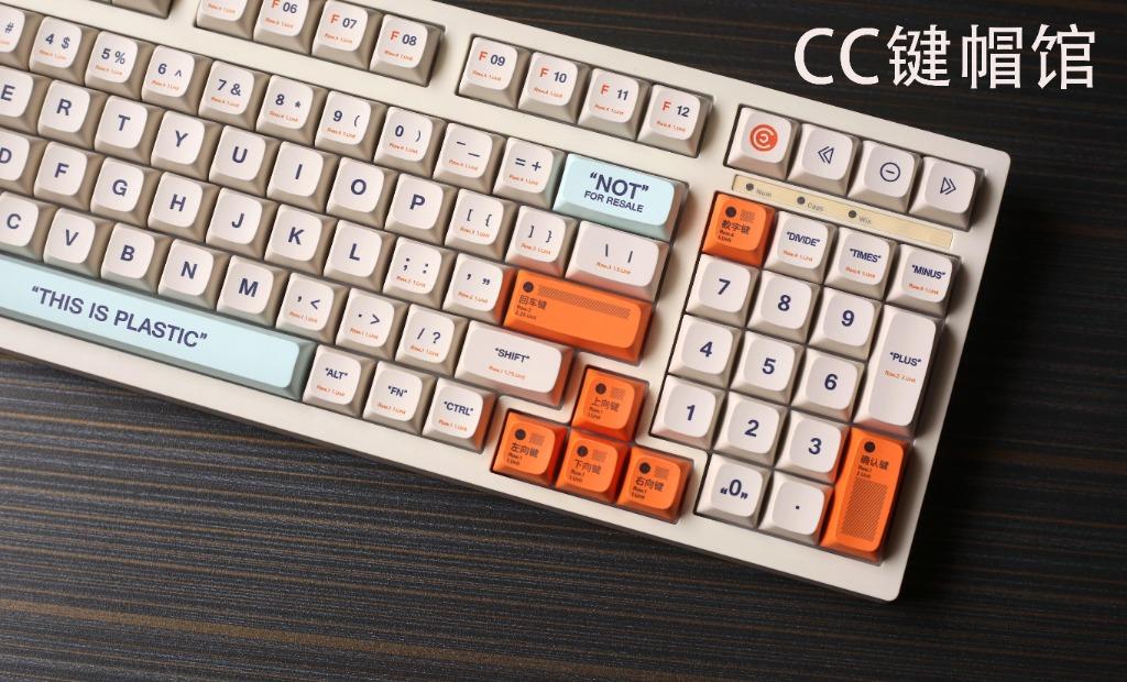 Off-White XDA Dye Sublimation Keycap Set, Computers & Tech, Parts ...