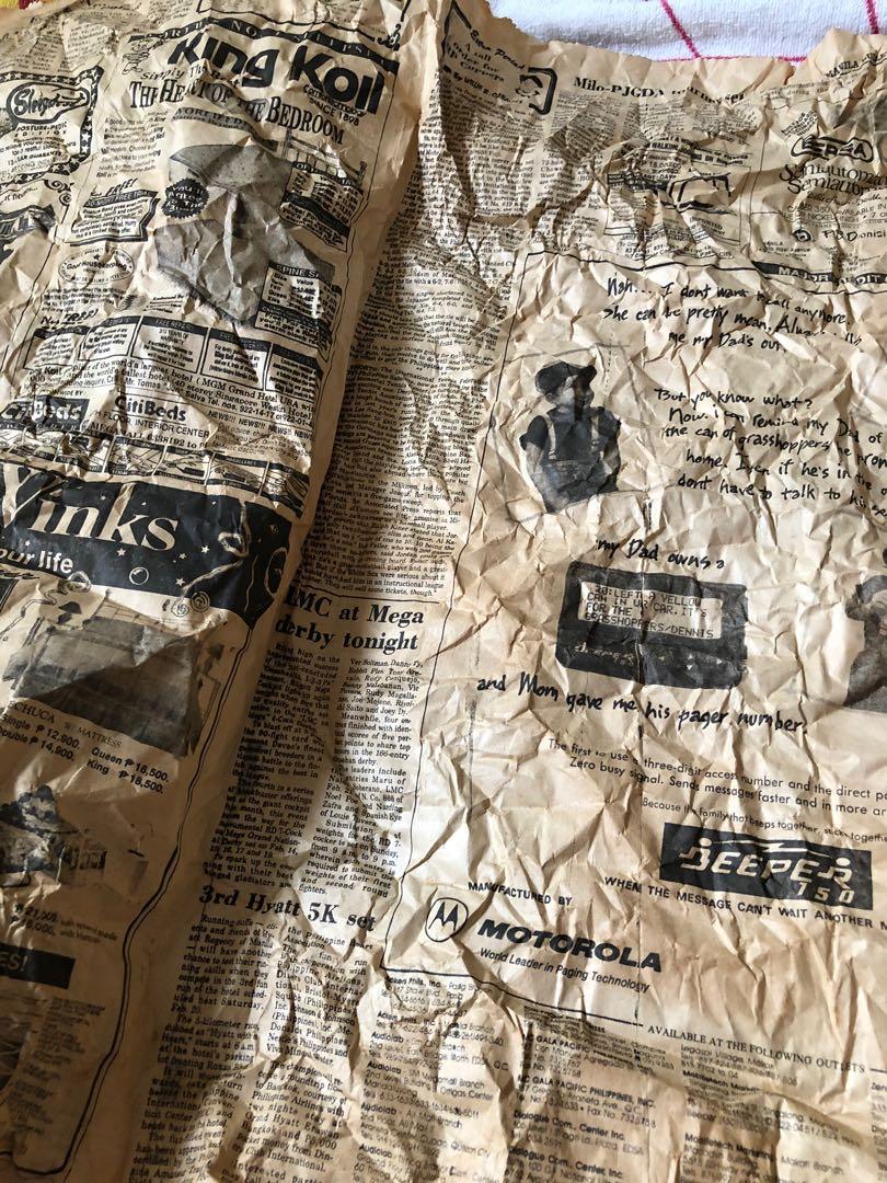 Old 90s Manila Bulletin newspaper february 11 1994, Hobbies & Toys ...