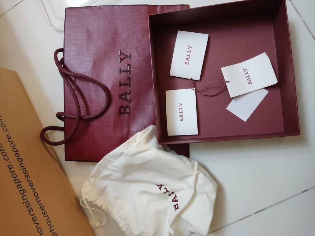Original Bally belt box and bag, Luxury, Accessories on Carousell