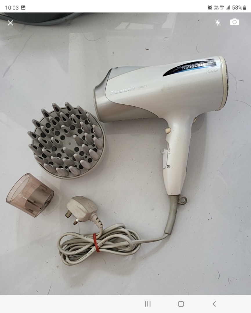 Panasonic EH2271 nano care hair dryer, Beauty & Personal Care, Hair on ...