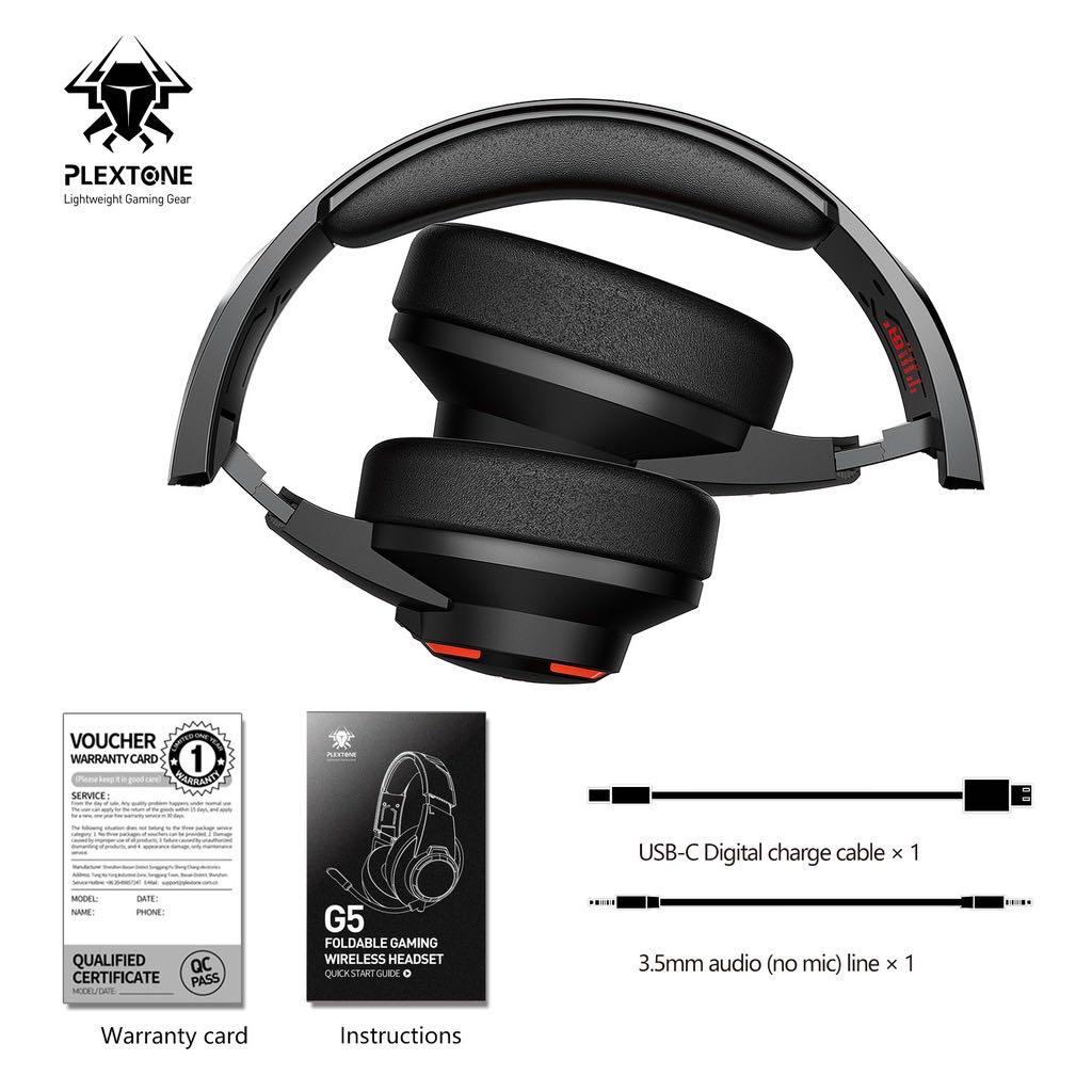 Plextone G5 Bluetooth Gaming Headset, Audio, Headphones & Headsets on ...