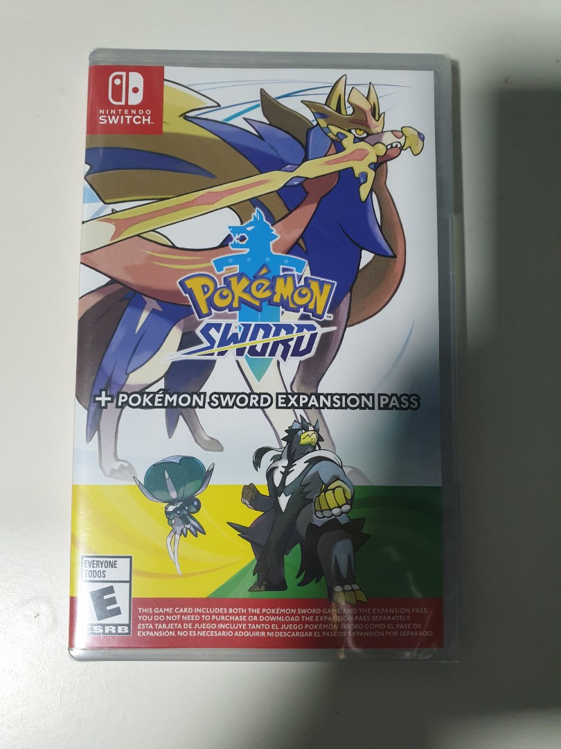 Pokemon Sword with expansion pass in 1 cartridge, Video Gaming, Video ...
