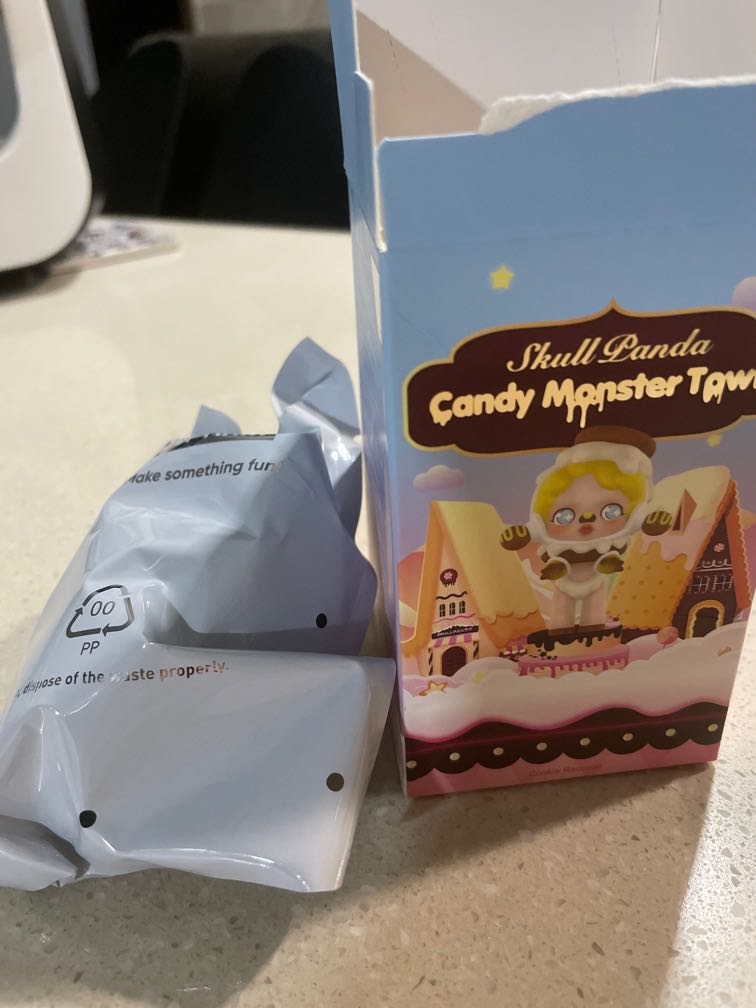 Pop Mart - Skull Panda candy Monster Town- Milk Ghost, Hobbies & Toys ...