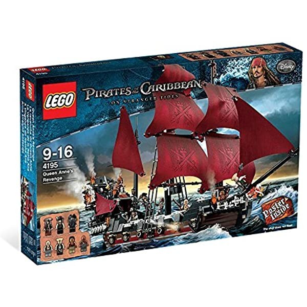 RARE! LEGO 4195 POTC QUEEN ANNE'S REVENGE PIRATE SHIP (BUILT), Hobbies ...