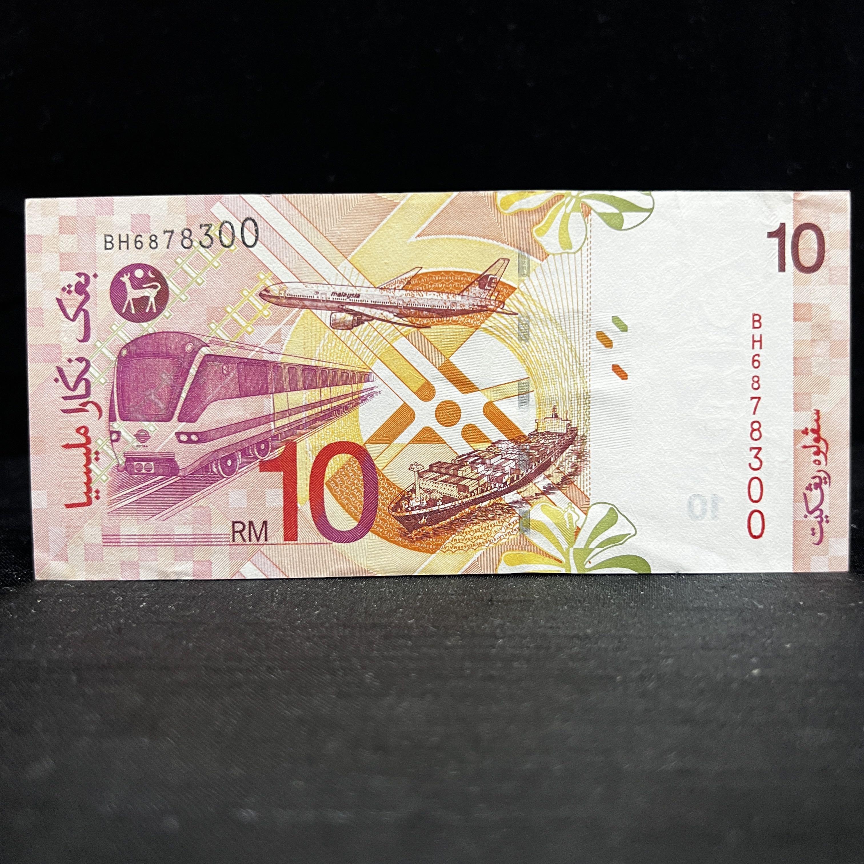 Rare Malaysia RM10 10 Ringgit 10th Series Printing Error Banknote-UNC ...