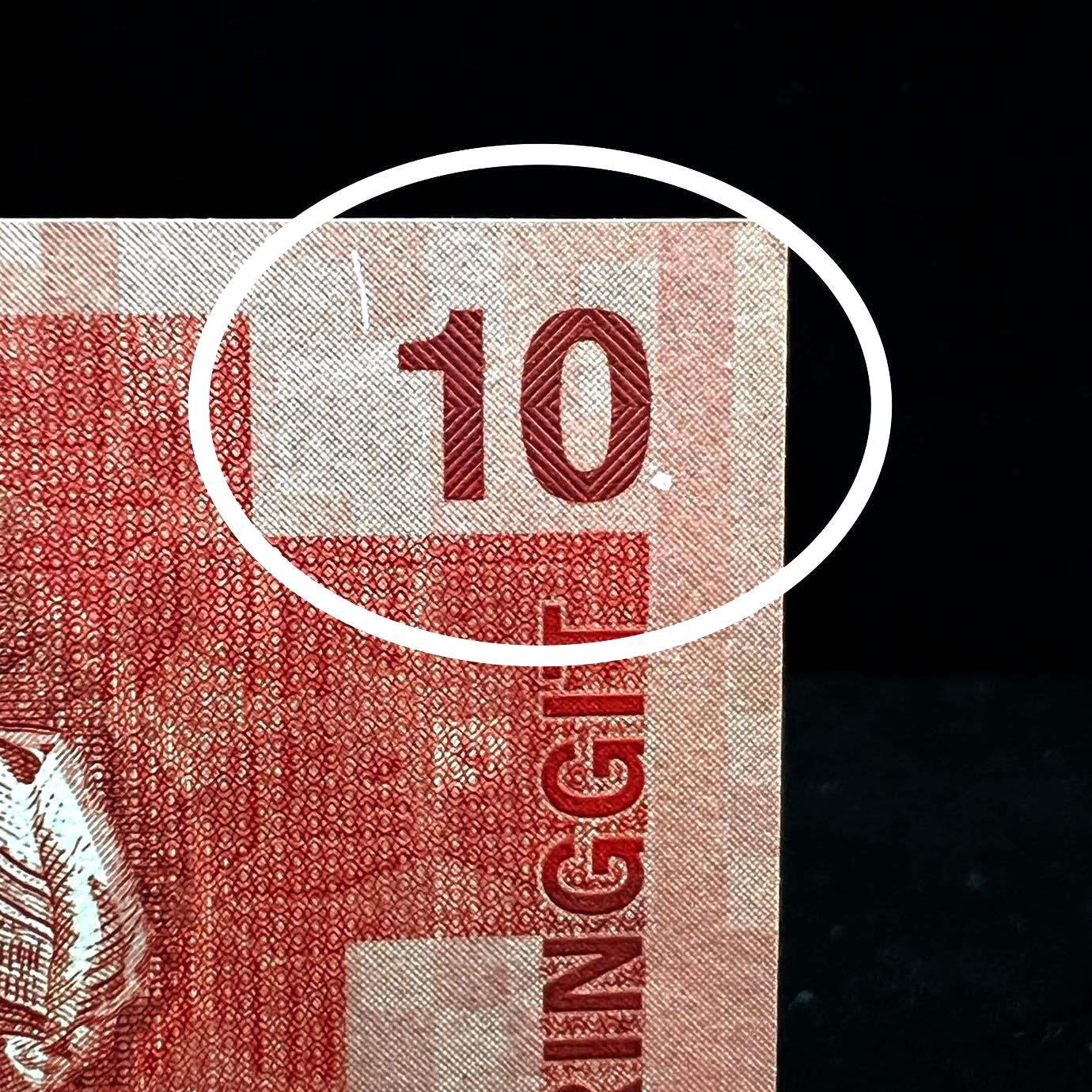 Rare Malaysia RM10 10 Ringgit 10th Series Printing Error Banknote-UNC ...