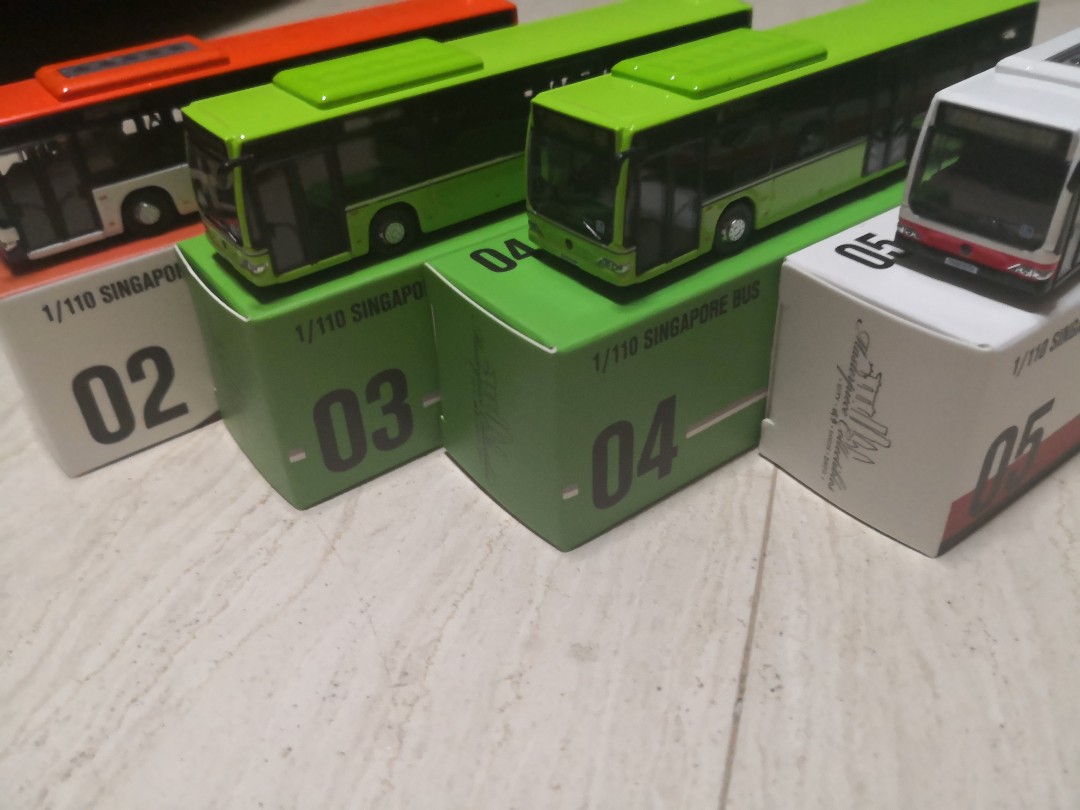 SG Buses 1/110 SBS Transit SMRT Go Ahead, Tower Transit Full Set ...